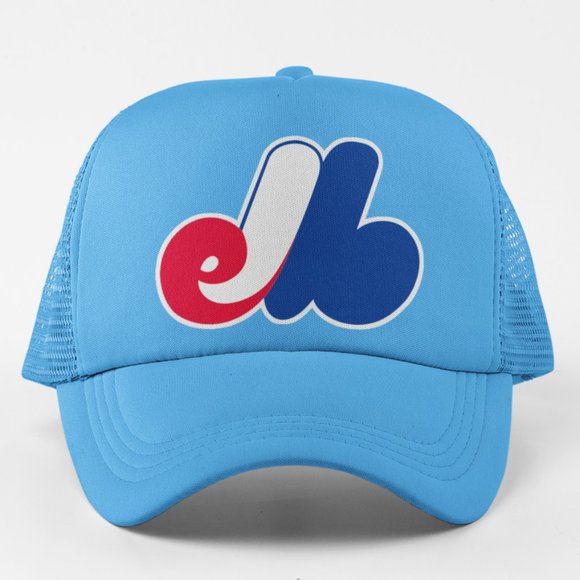 Team Fans | Accessories | New Montreal Expos Foam Trucker Mesh Snapback ...